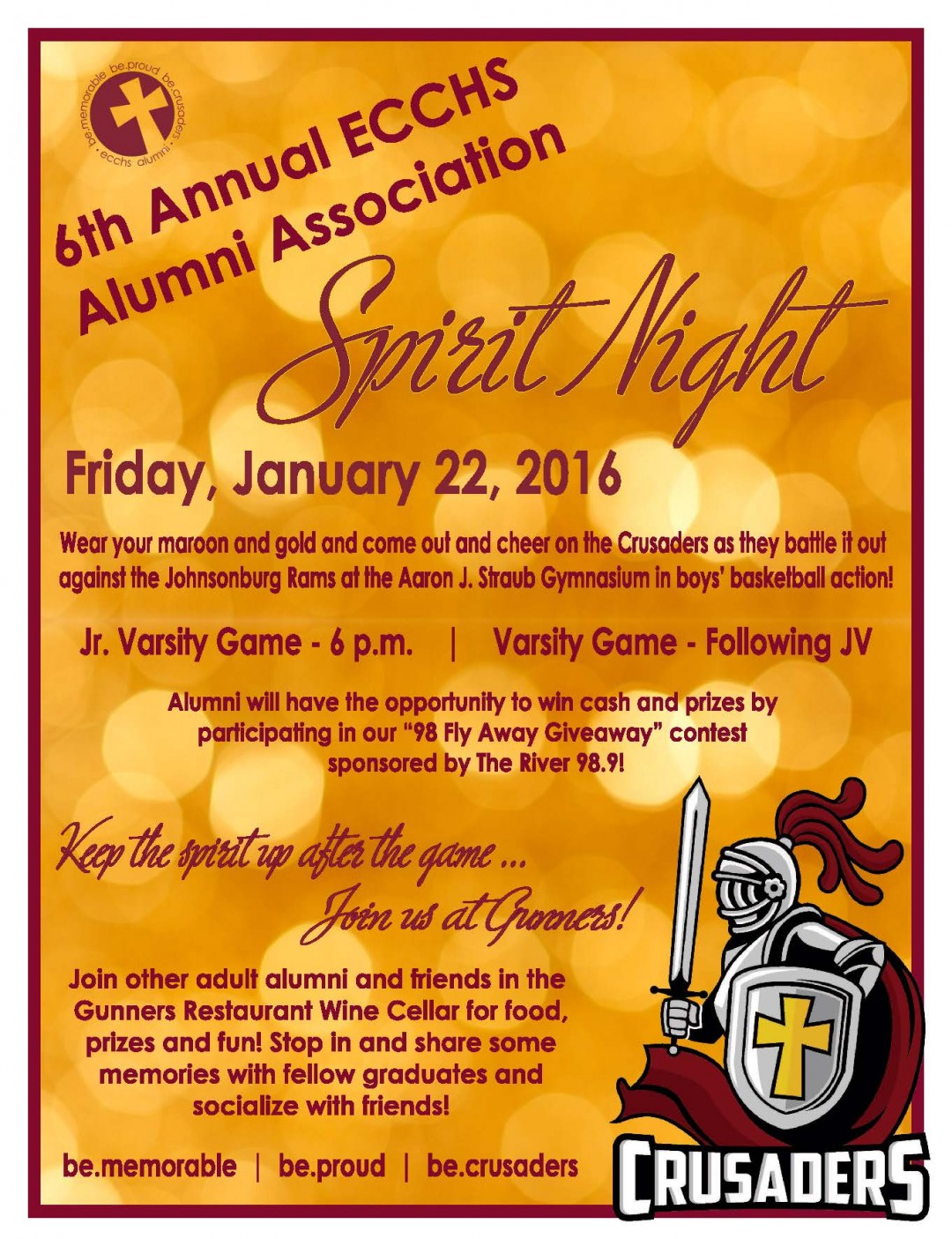 2016 Spirit Night Flyer | Elk County Catholic School System