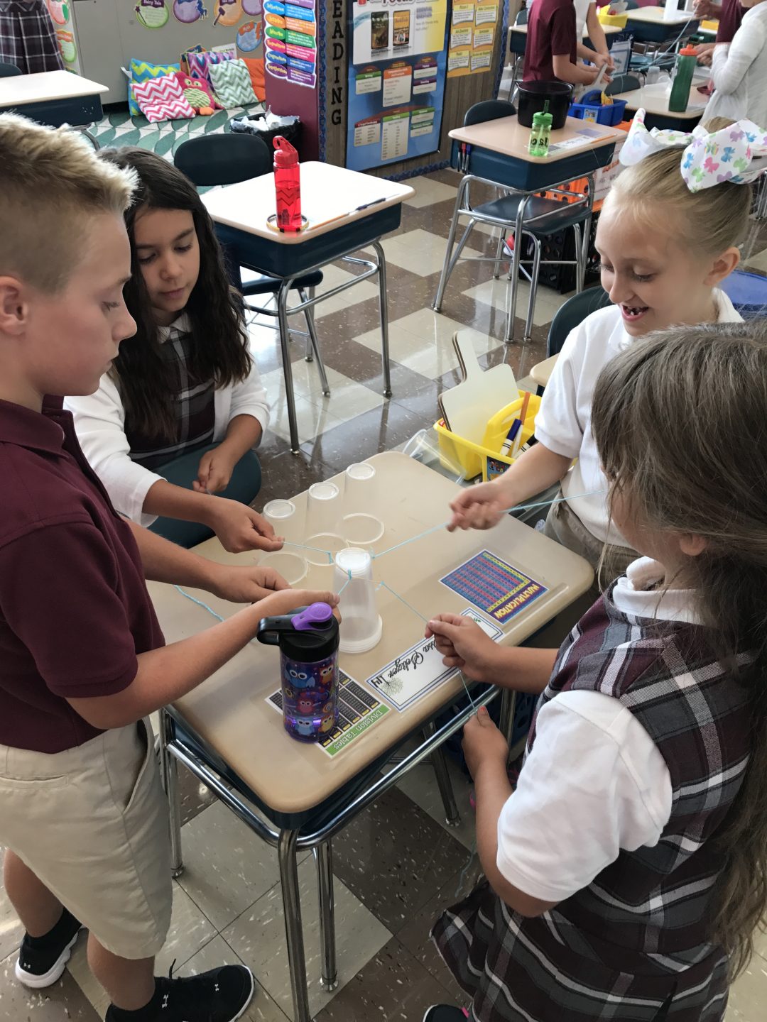 Students practice teamwork on the first day of school | Elk County ...