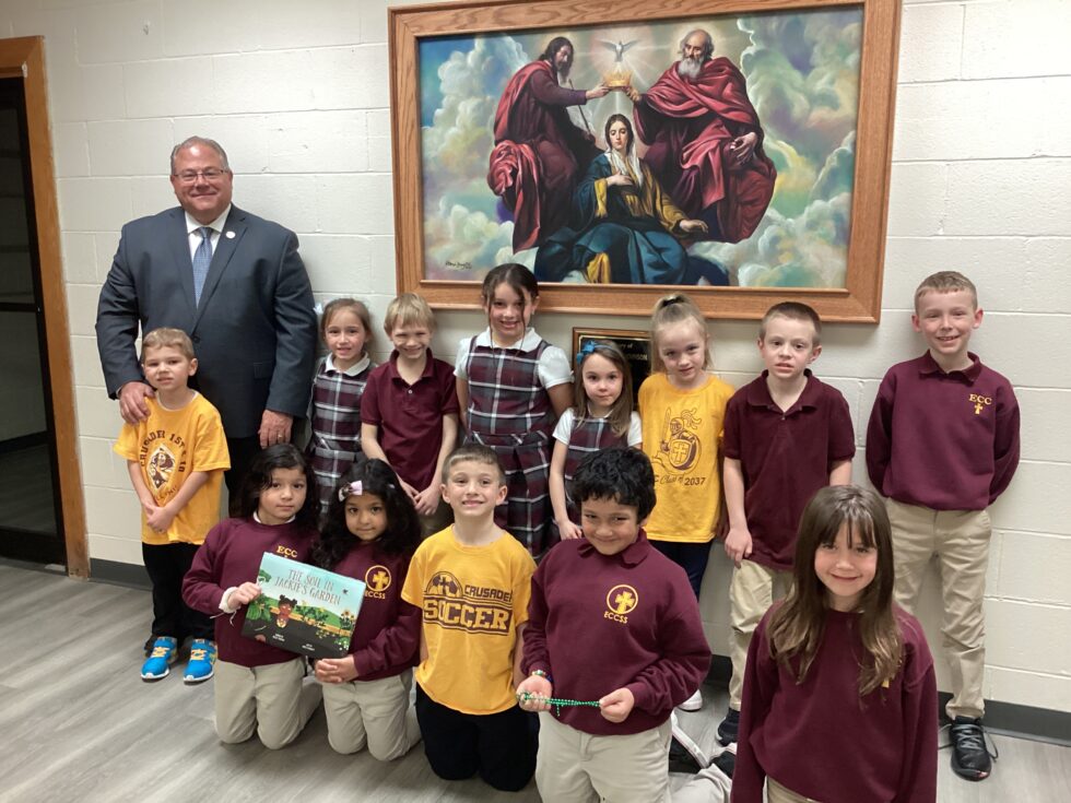 PA State Rep. Mike Armanini visits SMCES | Elk County Catholic School ...
